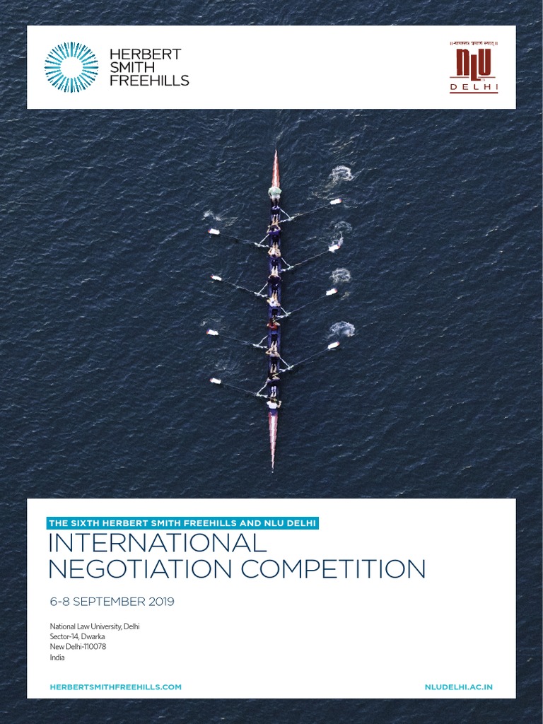 International Negotiation Competition: 6-8 SEPTEMBER 2019 | PDF | Delhi ...