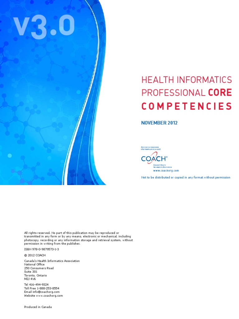 Health Informatics Core Competencies | PDF | Health Informatics ...