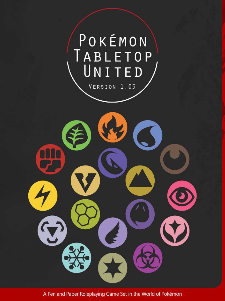 Pokemon Tabletop United 1.05 Core - ESP PDF | PDF | Pokémon | Juegos de rol
