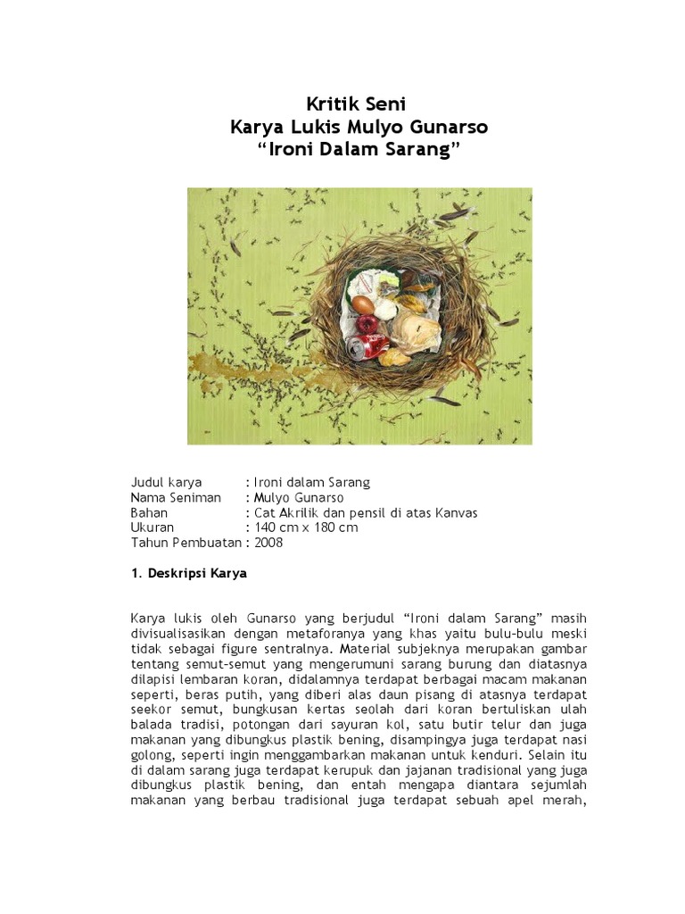 Kritik Seni Rupa | PDF