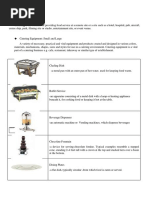 BQT Table Setup - Buffet | PDF | Buffet | Spoon