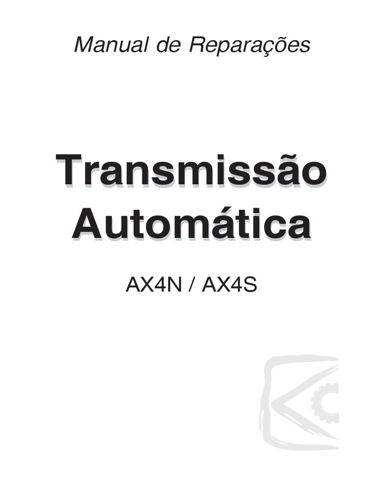 Ax4n - Ax4s PDF | PDF | Transmissão (Mecânica) | Transmissão automática