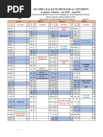 KTU Academic Calendar 2025-26 Overview | PDF | Academic Term | Higher ...
