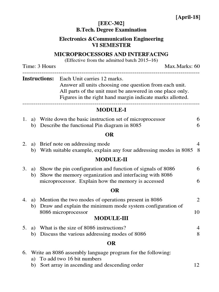 Microprocessor Akray Bhurchandi | PDF | Electrical Engineering ...