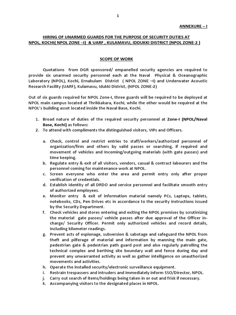 DGR Security Npol | PDF | Security Guard | Employment