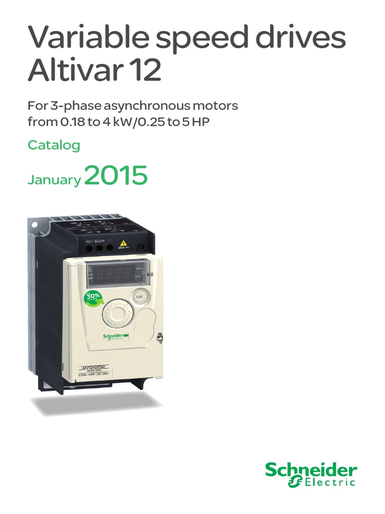 Altivar 12 - DIA2ED2130101EN PDF | PDF | Machines | Tablet Computer