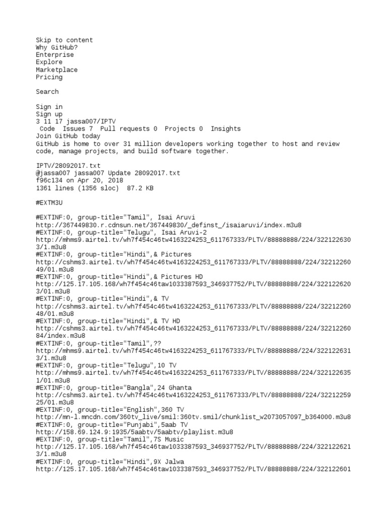 Iptv Link Pdf Television Network Languages Of India