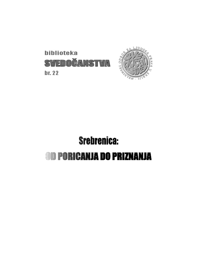 Svedocanstva 22 | PDF