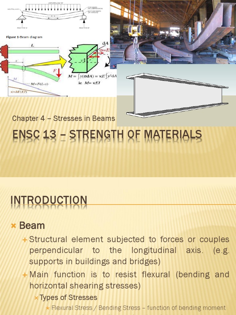 Chapter 4 - Stresses in Beams | PDF | Bending | Beam (Structure)