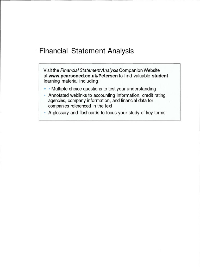 Financial Statement Analysis Ebook PDF | PDF | International Financial ...