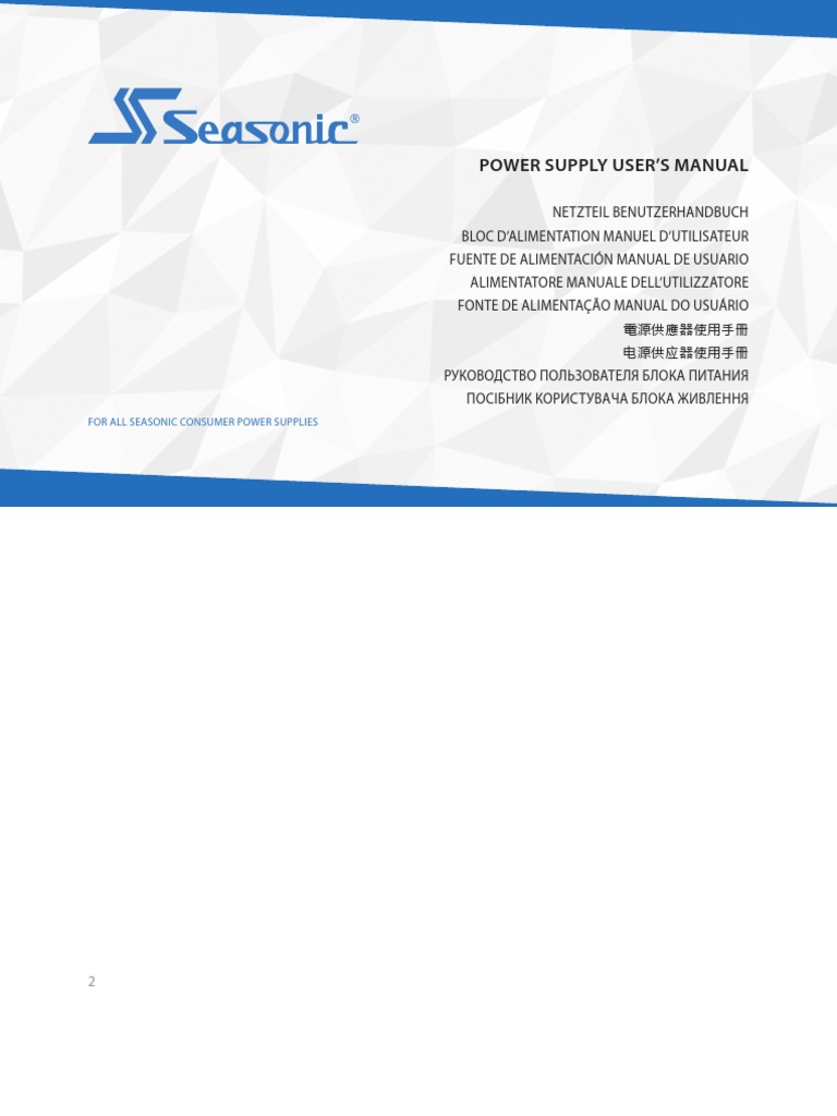 Multilingual User Manual PDF | PDF | Electrical Connector | Power Supply