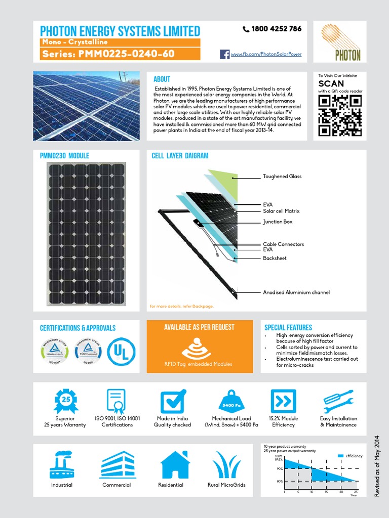 Photon Solar Energy Systems Overview | PDF | Solar Panel | Photovoltaic ...
