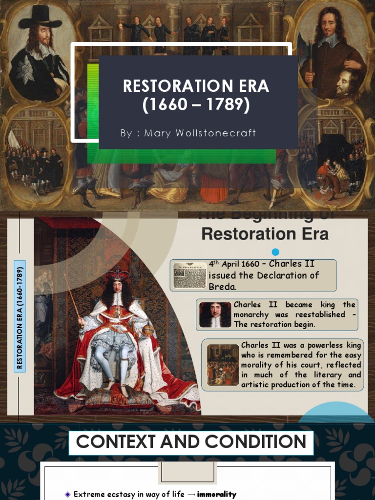 Restoration Era by Tentri HS | PDF | Restoration Comedy | English ...