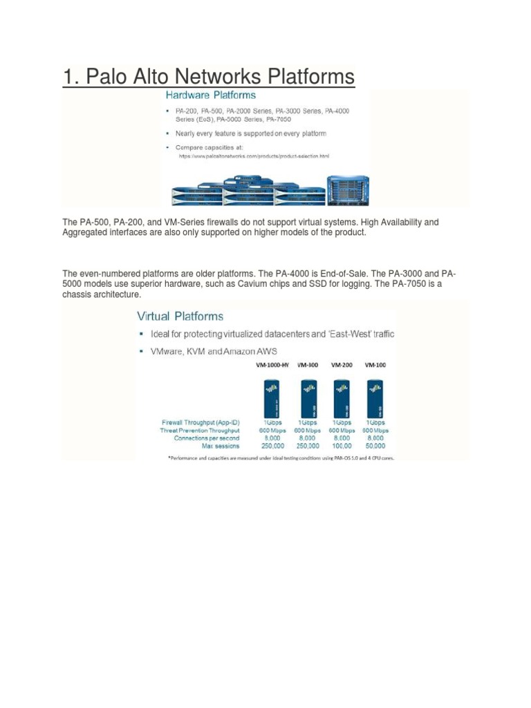 Palo Alto Networks Platforms | PDF | Ip Address | Virtual Private Network