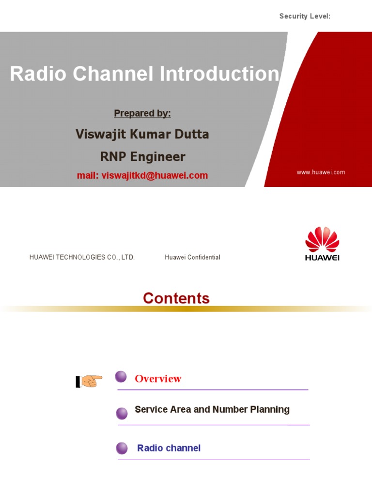 Radio Channel Introduction: Viswajit Kumar Dutta RNP Engineer | PDF | Radio Resource Management ...