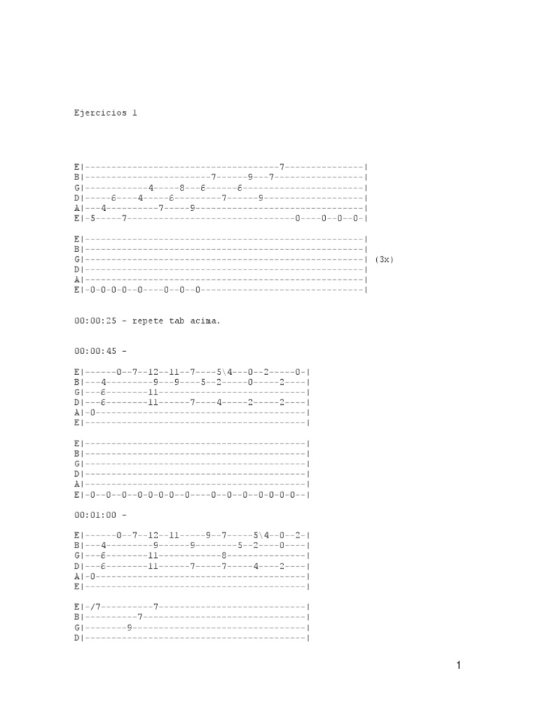 Andre Nieri Tab 1 | PDF