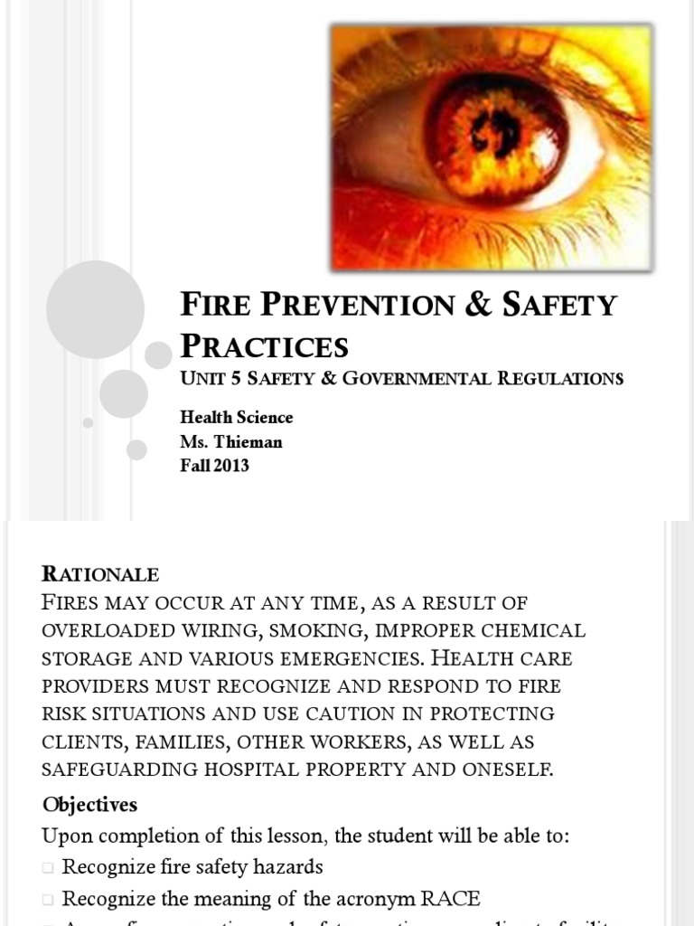 Fire Prevention Safety Practices-1 | PDF | Fire Safety | Fires
