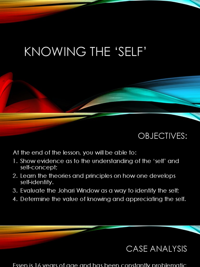 Knowing The SELF' | PDF | Self | Social Psychology