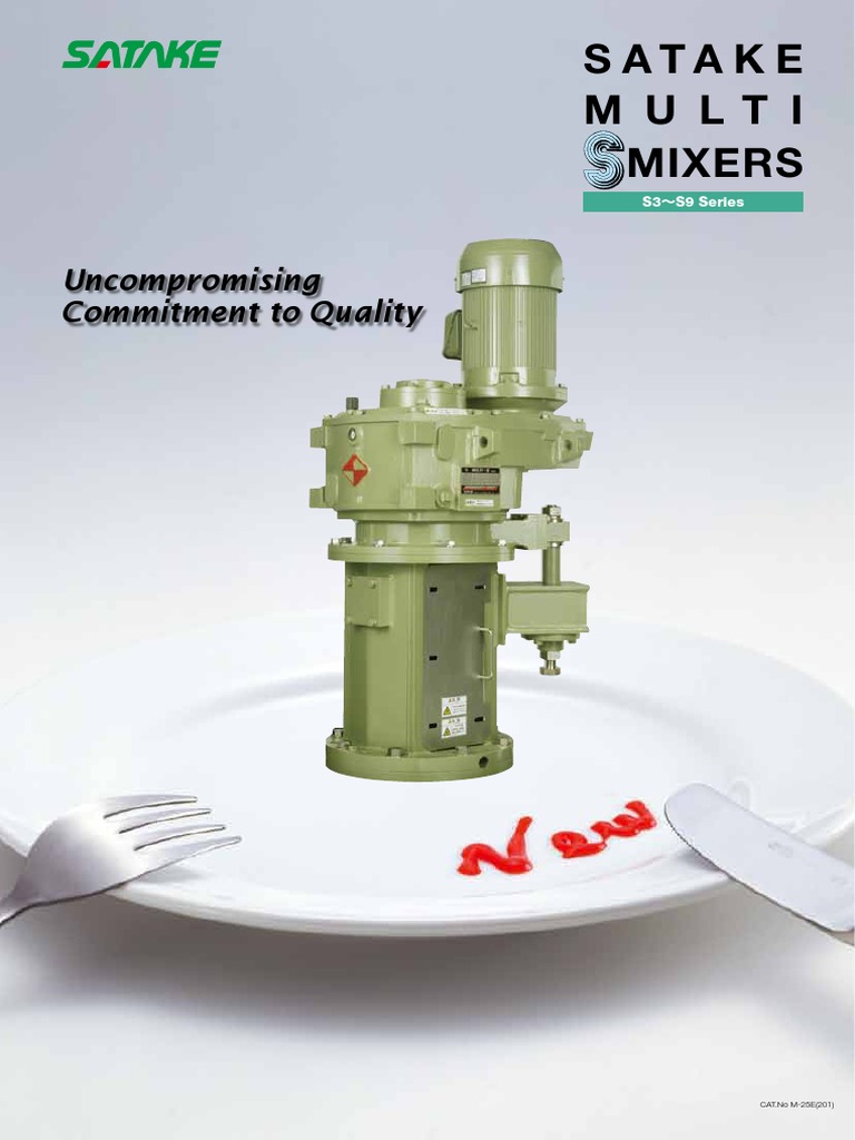 Satake Multi S Mixer s3-s9 | Download Free PDF | Transmission ...
