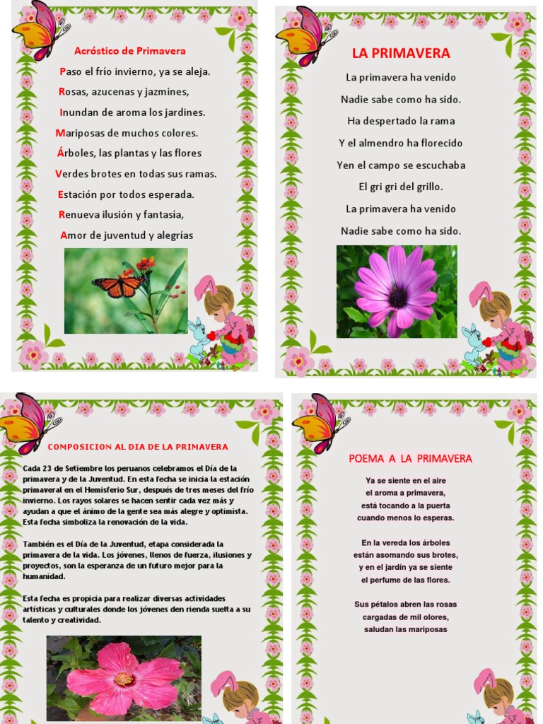 Acróstico de Primavera | PDF