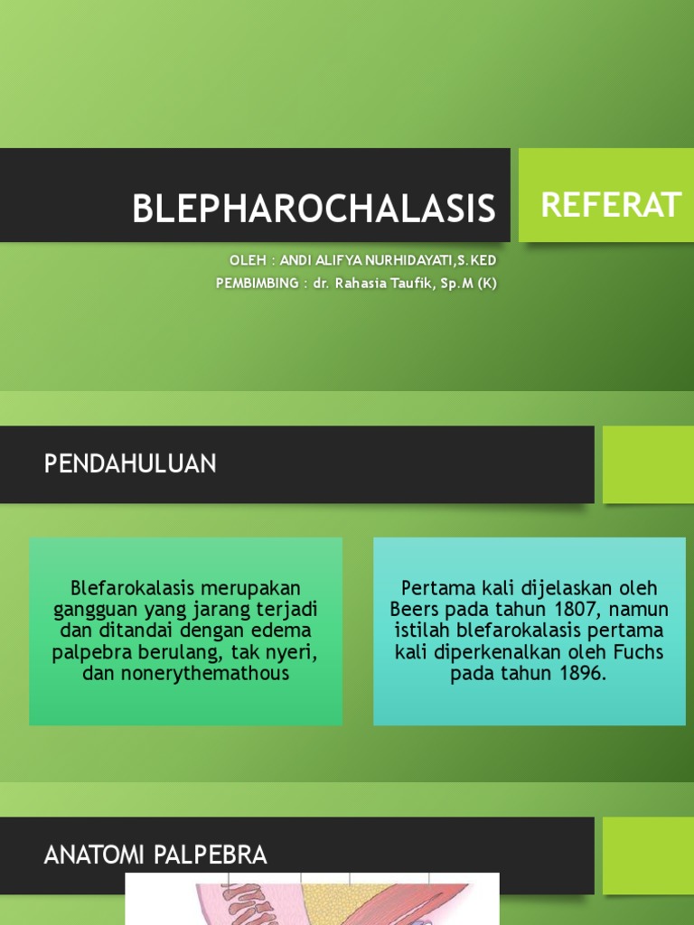 Blepharochalasis | PDF