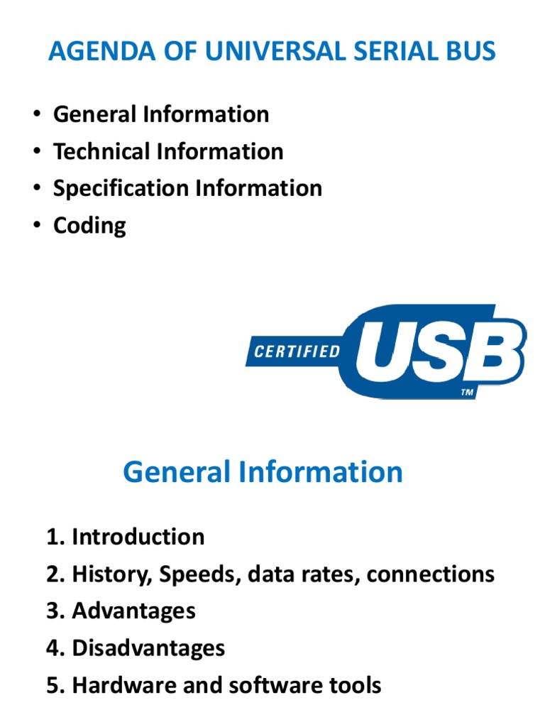 Universal Serial Bus | PDF | Usb | Communications Protocols