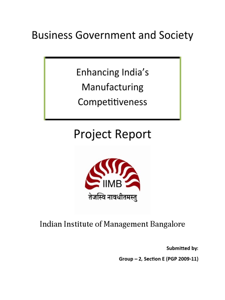 BGS Project Report Group2 | PDF | Employment | Economic Growth