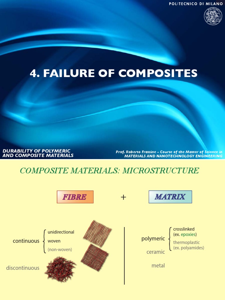 06-Composites Failure PDF | PDF | Composite Material | Strength Of ...