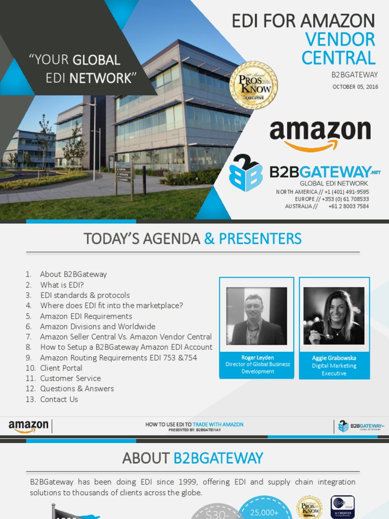 EDI For Amazon Vendor Central | PDF | Electronic Data Interchange ...