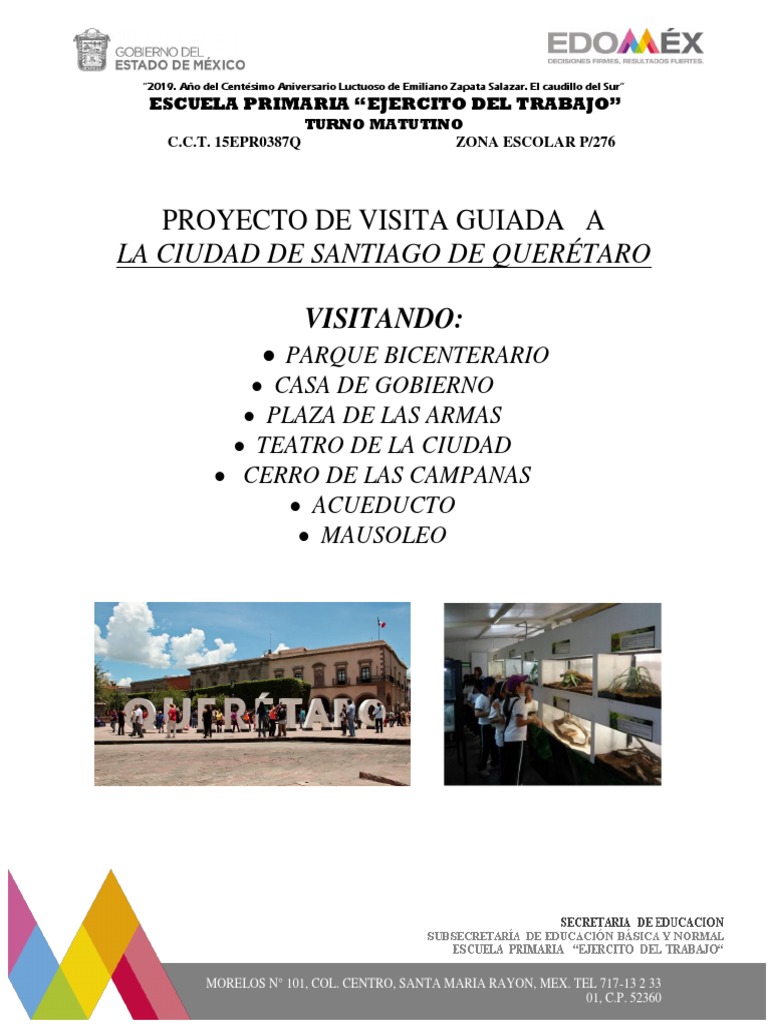 Proyecto de Visita Guiada | PDF | Educación avanzada