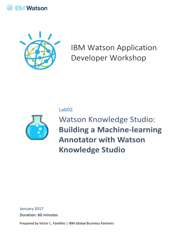 Build Machine-Learning Annotator with WKS | PDF | Watson (Computer ...