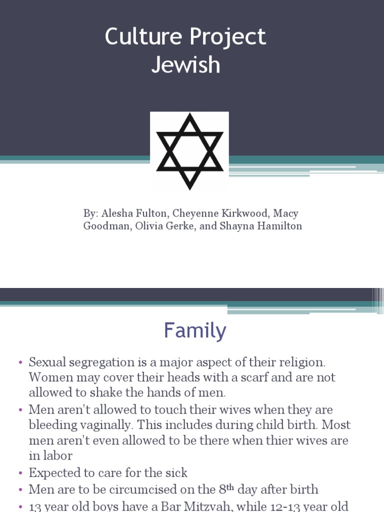 Culture Project | PDF | Jewish Holidays | Jews And Judaism