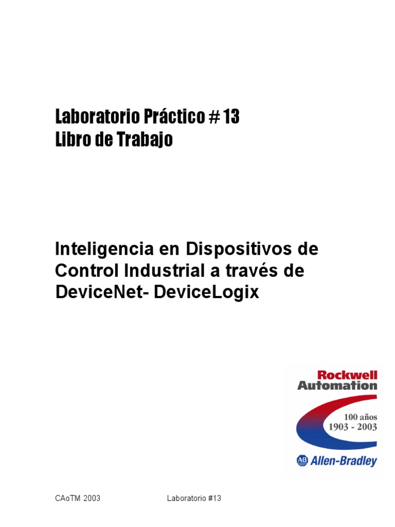 Lab DeviceLogix | PDF | Hardware de la computadora | Programa de ...