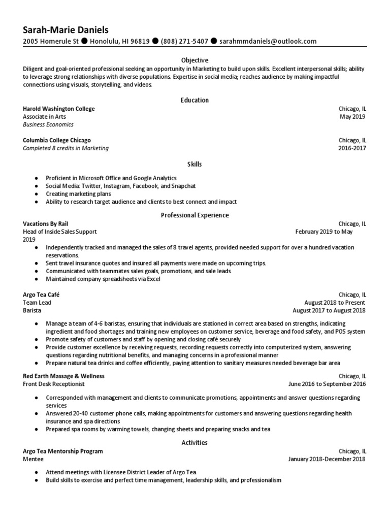 Sarah Resume | PDF | Social Media | Popular Culture & Media Studies