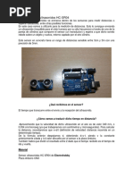 Informe de Sensor Ultrasonico | PDF | Sonido | Arduino