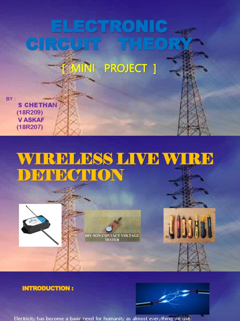 Non-Contact Voltage Detector: Design and Implementation of a Simple ...
