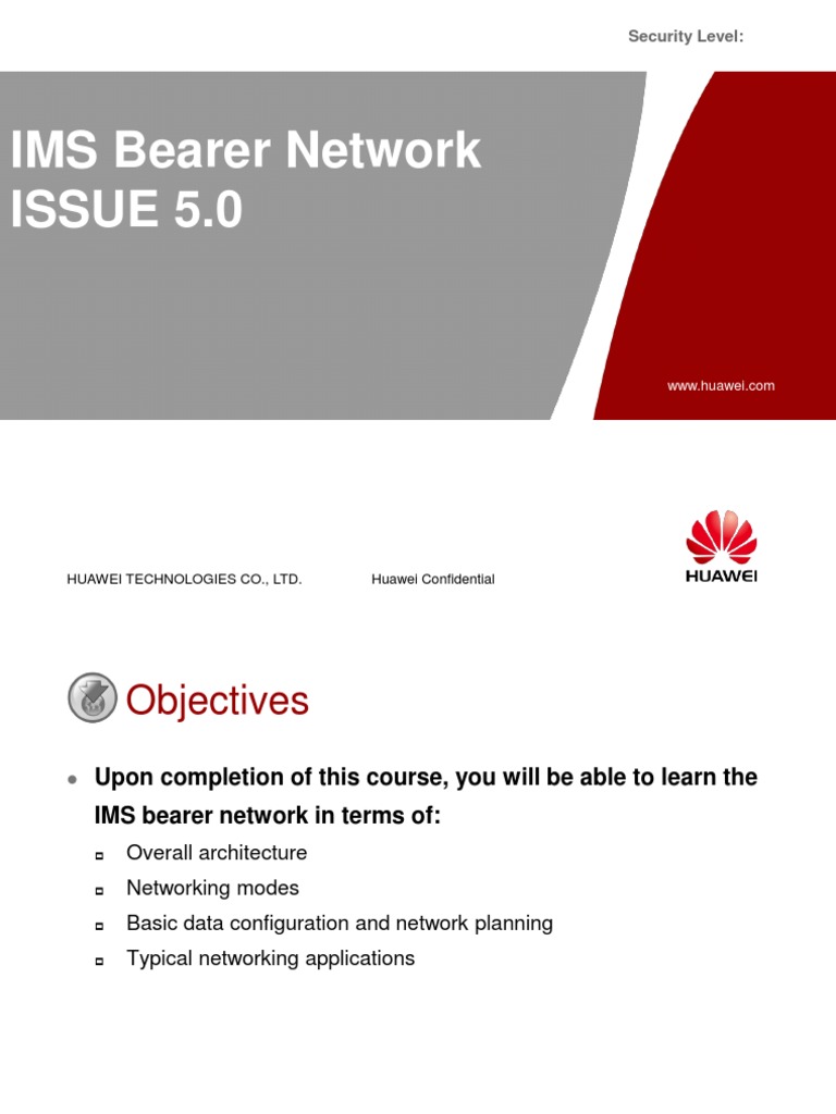 IMS Bearer Network Overview | PDF | Ip Multimedia Subsystem | Network ...