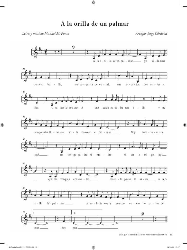 A La Orilla de Un Palmar | PDF