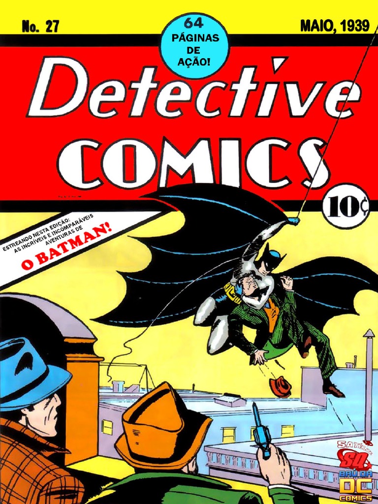 Detective Comics 27 A Primeira Aparição De Batman 1939 Bau Sq Pdf