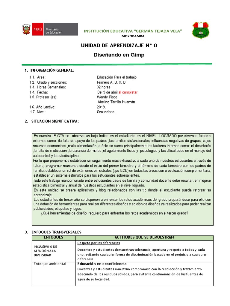 Unidad de Aprendizaje Tercer Grado Ept Computación | PDF | Evaluación | Imagen