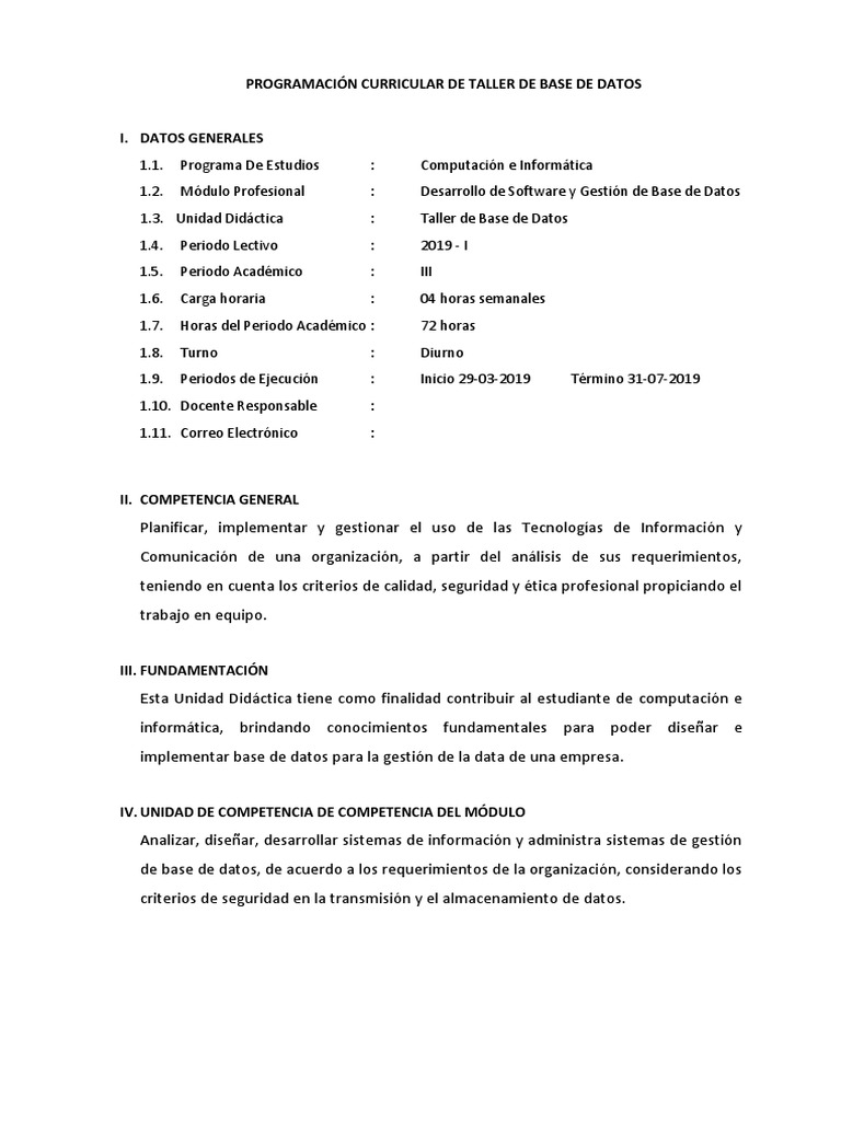 Programación Base de Datos | PDF | SQL | Servidor SQL de Microsoft