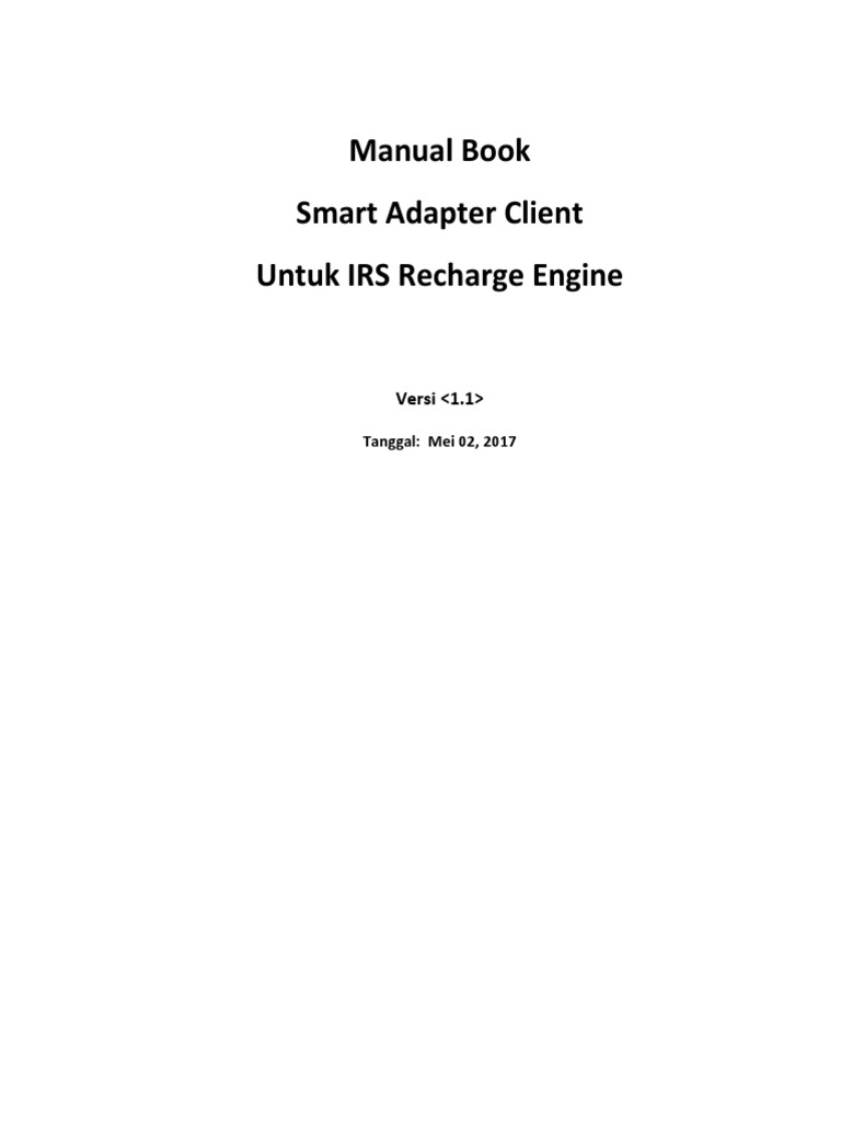 Smart Adapter User Guide Irs | PDF | Microsoft Windows | Utility Software