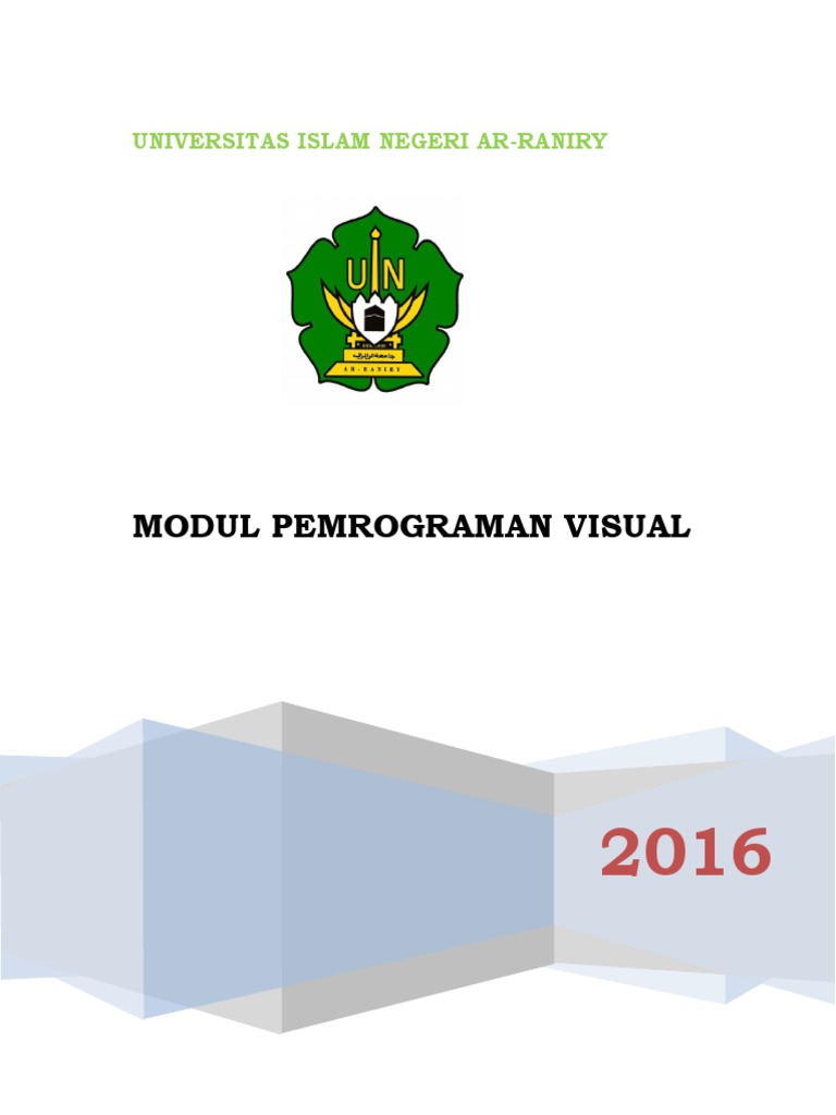 Modul Pemrograman Visual 2016 | PDF