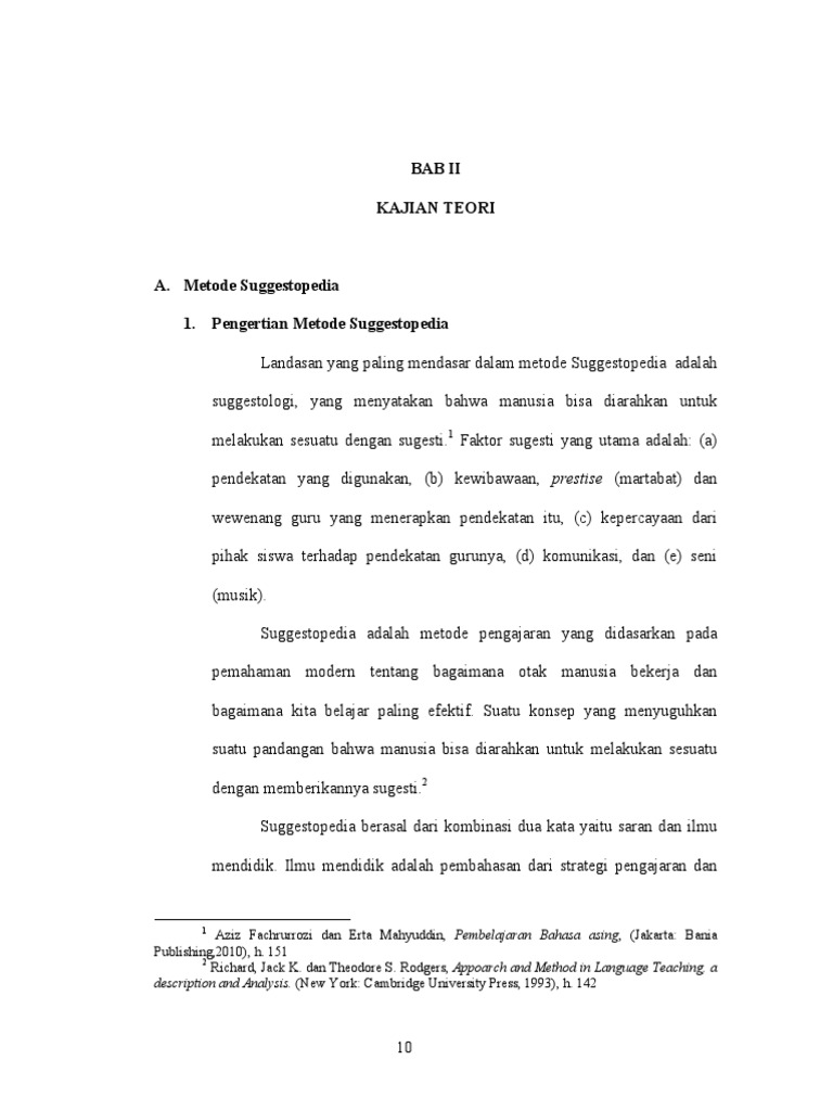 Metode Suggestopedia PDF | PDF