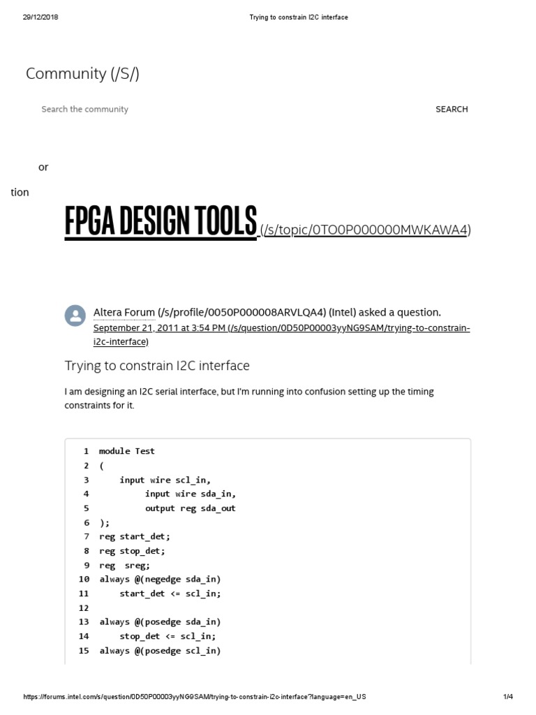 Fpga Design Tools: Community (/S/) | PDF | Field Programmable Gate ...