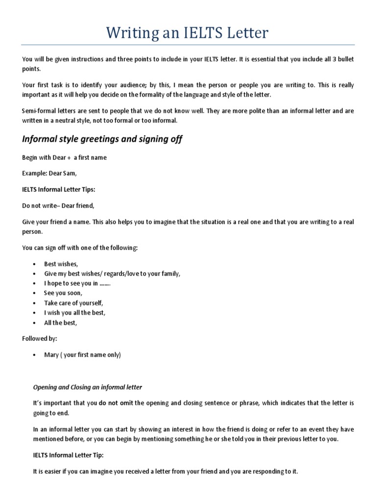 IELTS Letter Writing Task | PDF | Landlord | Word