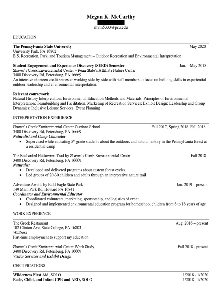 Resume Redacted | Download Free PDF | Behavior Modification | Learning