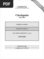 UNIT 3 Checkpoint English Year 9 | PDF | Reading Comprehension | Narrative