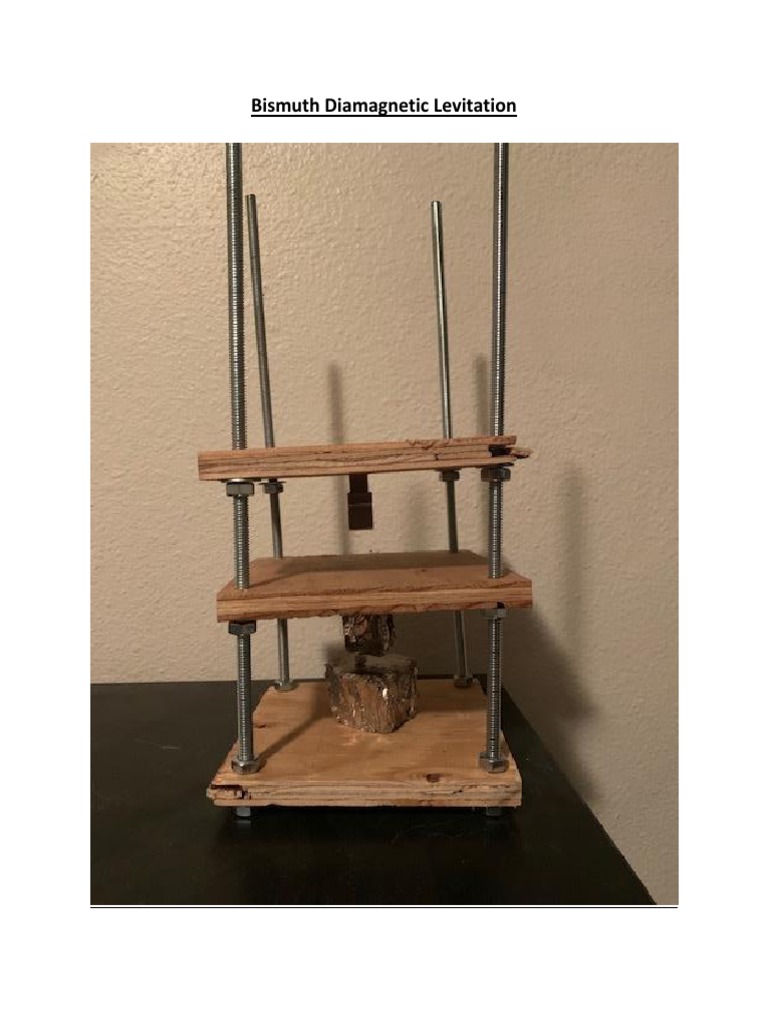 Bismuth Diamagnetic Levitation | PDF | Magnet | Magnetism