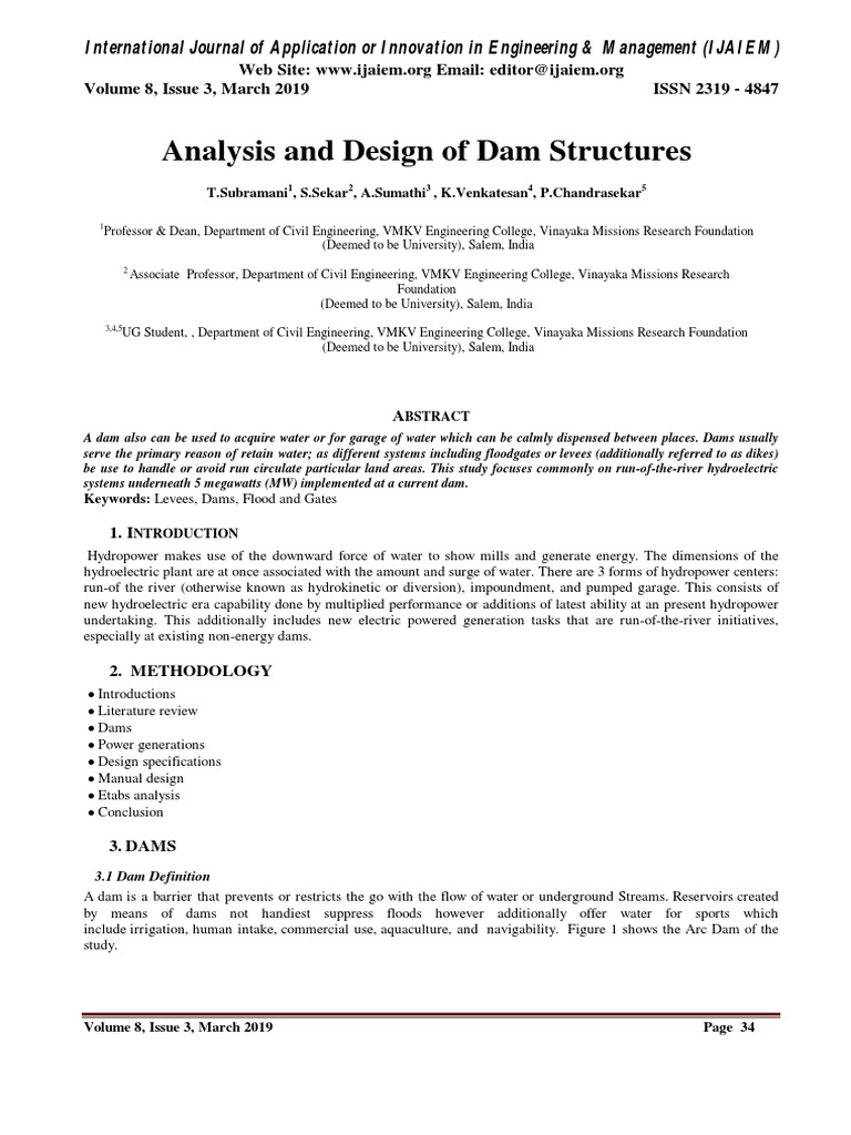 Analysis and Design of Dam Structures | PDF | Dam | Hydroelectricity